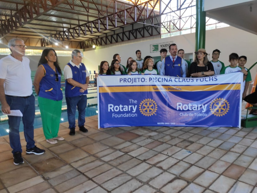 Rotary Club Toledo repassa equipamentos para usuários da Piscina Claus ...