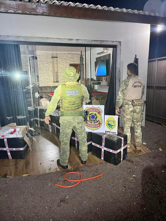 BPFron e Nepom/PF realizam apreensão milionária de mercadorias ilícitas ...