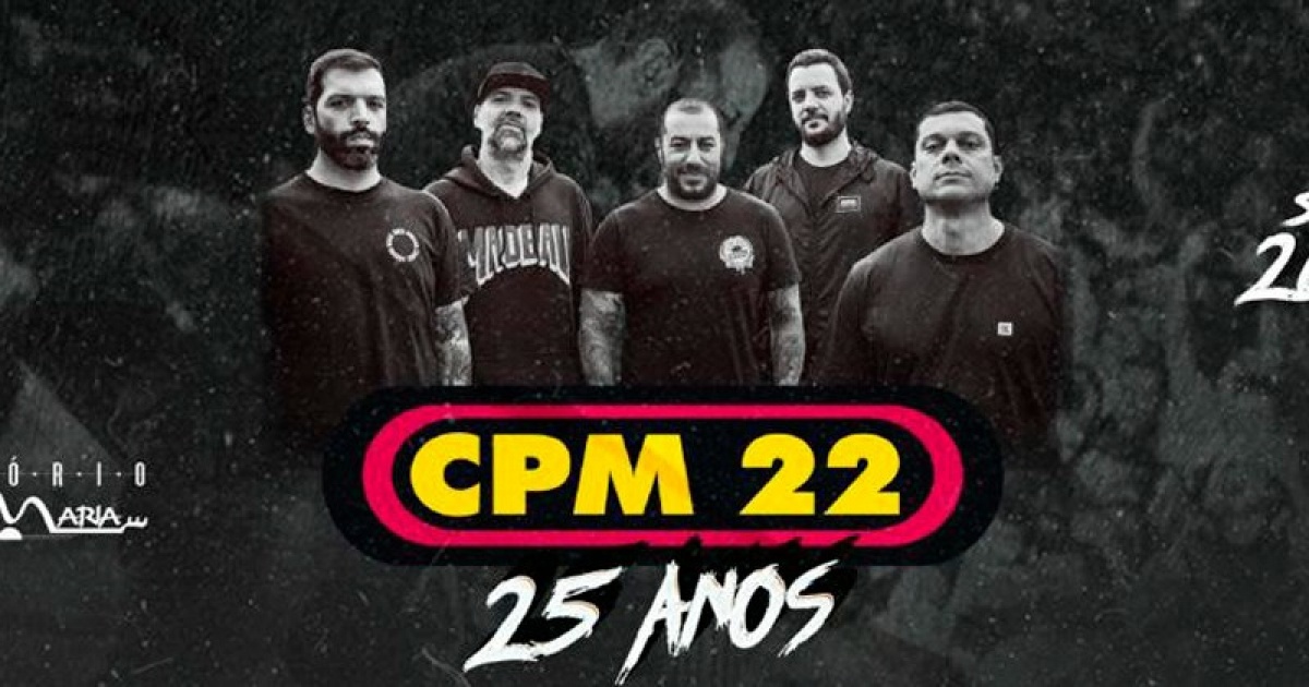 CPM 22, banda histórica do rock nacional, se apresenta nesta sexta no ...