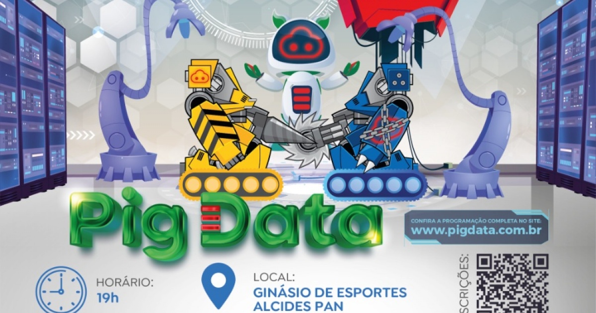 Batalha de Robôs será um dos destaques do Pig Data em Toledo