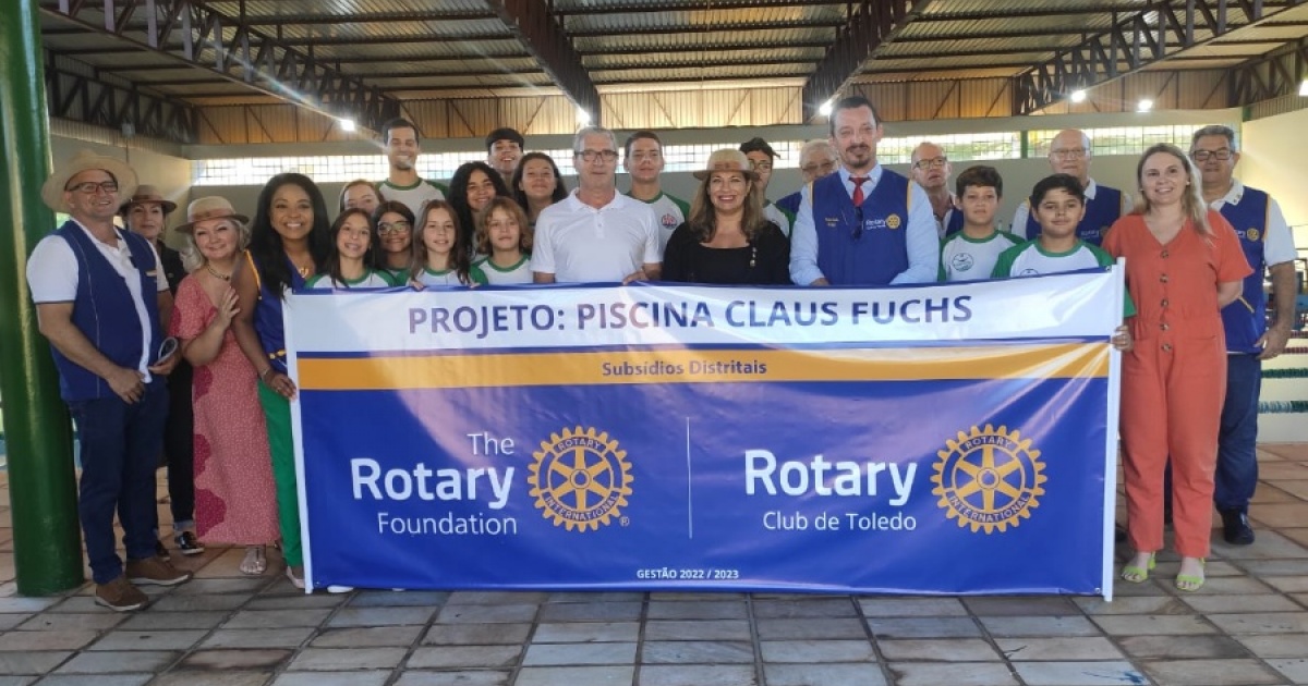 Rotary Club Toledo repassa equipamentos para usuários da Piscina Claus ...