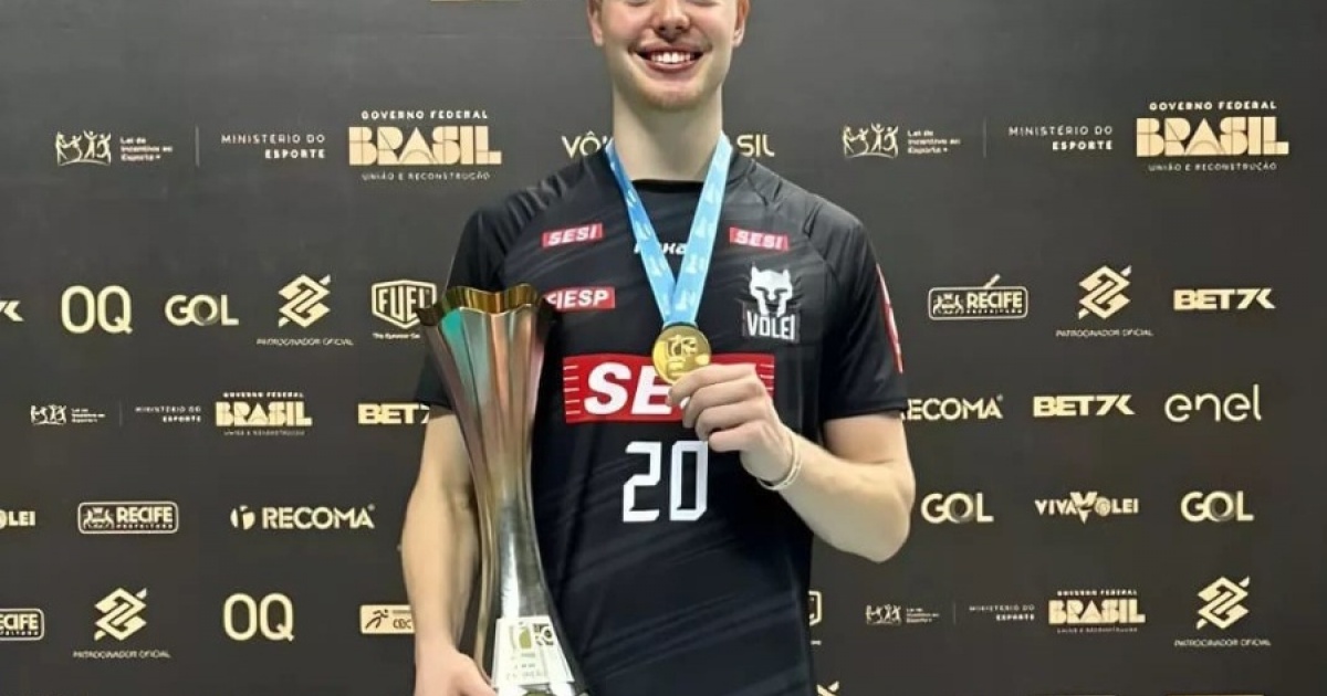 Lukas Bergmann, revelação de Toledo, conquista o título da Superliga de ...