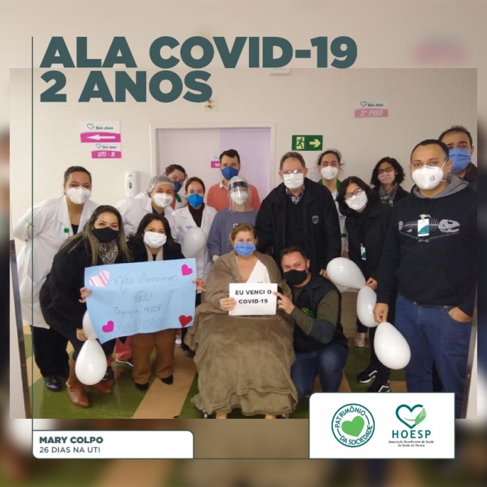 Dois anos de Ala Covid-19 da Hoesp/Hospital Bom Jesus: pacientes ...