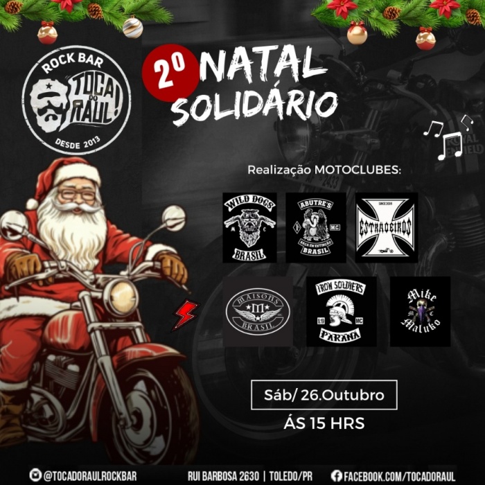 Natal Solidário dos motoclubes retorna com shows e apoio à comunidade ...