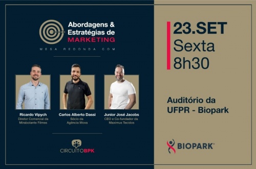 Biopark promove evento sobre Abordagens e estratégias de Marketing